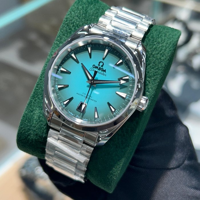 現貨 OMEGA 歐米茄 220.10.38.20.03.005 AQUA TERRA 150 38mm 綠松石面盤 不銹鋼錶帶 機械錶 男錶女錶 | Yahoo拍賣