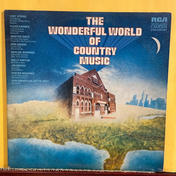 【黑膠報報-黑膠】*內有兩片*THE WONDERFUL WORLD OF COUNTRY MUSIC -T1 | Yahoo拍賣