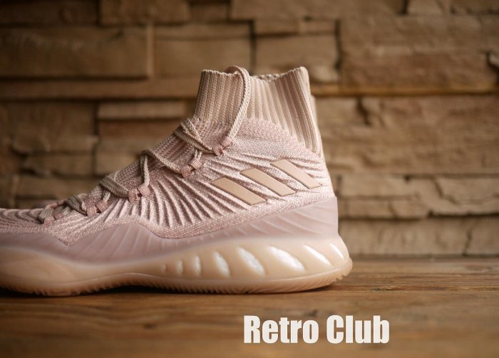 Retro CLUB【一元起標】【全新】Adidas Crazy Explosives 粉色 編織 籃球鞋 L25606 | Yahoo拍賣