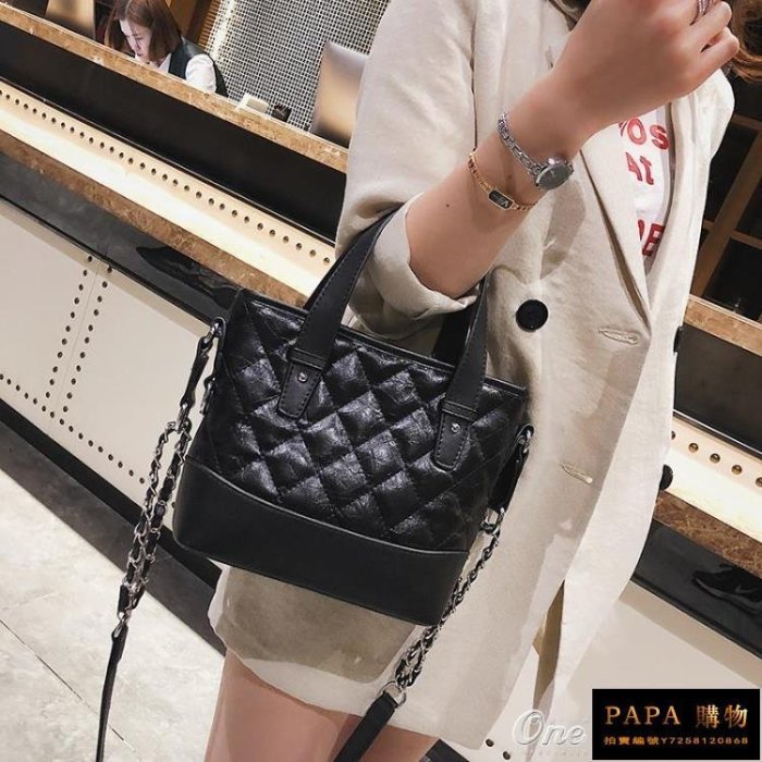 （周一周四在線）新小包包女新款小香風流浪包女士手提錬條包單肩斜背包 | Yahoo拍賣