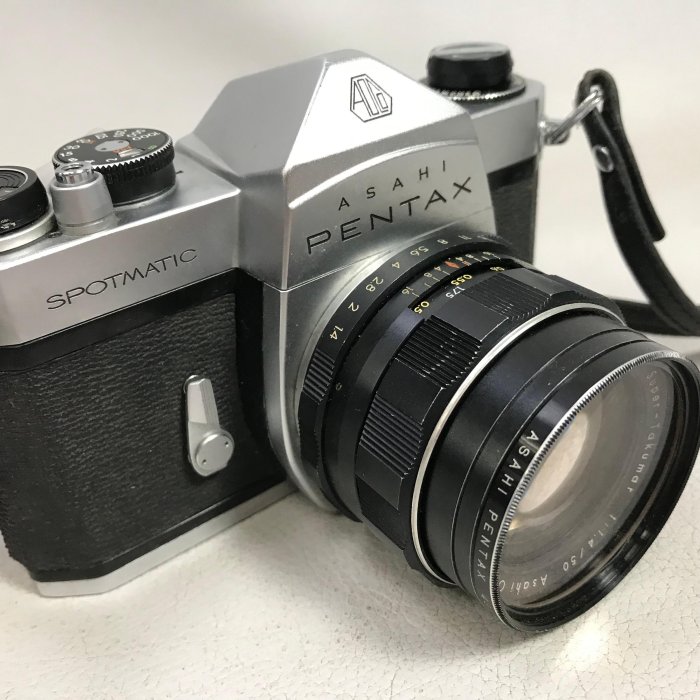 【藏舊尋寶屋】老日本 PENTAX ASAHI Spotmatic 單眼底片相機 + Takumar 50mm f/1.4 鏡頭 (一元起標)※944-8J※ | Yahoo拍賣