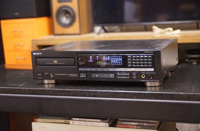 [ 一元音響 ] 最超值的絕版45Bit+4DAC 日本製 SONY CDP-990 高階CD播放機 一元起標 | Yahoo拍賣