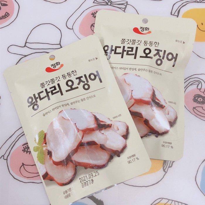 韓國 JEONGHWA 大腳章魚切片 27g | Yahoo拍賣