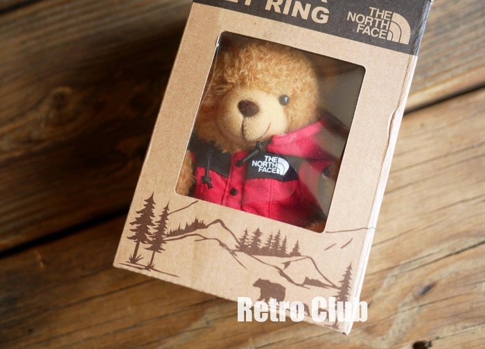 Retro CLUB【一元起標】【全新】美國品牌 The North Face MT BEAR KEYRING 北臉 小熊 鑰匙圈 吊飾 紅色 B25841 | Yahoo拍賣
