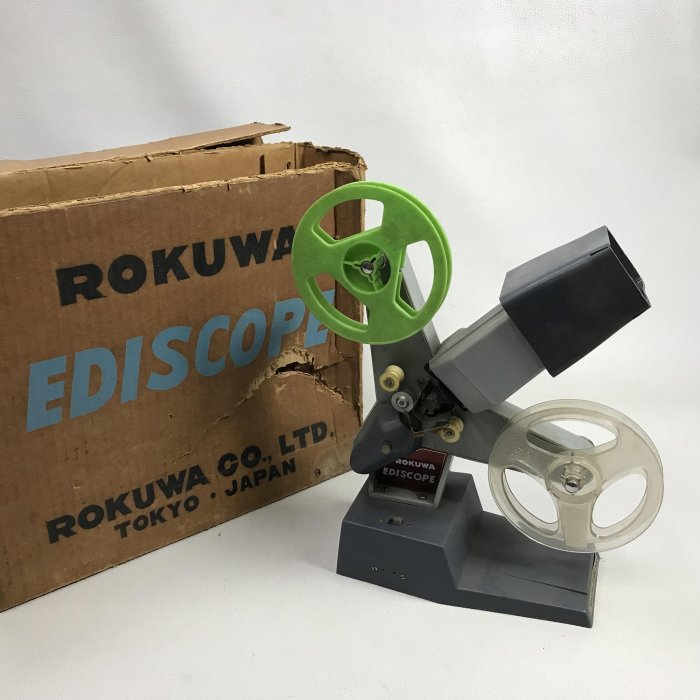 【藏舊尋寶屋】老日本 ROKUWA EDISCOPE 老式投影機 收藏 附紙盒※2506170611717-3J※ | Yahoo拍賣