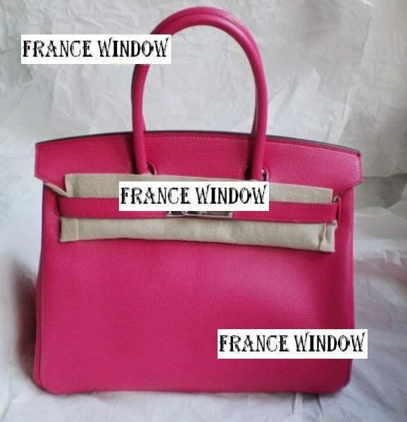 France Window 愛瑪仕 柏金包 Hermes Birkin 稀少桃粉色5J銀扣 山羊皮30Cm | Yahoo拍賣