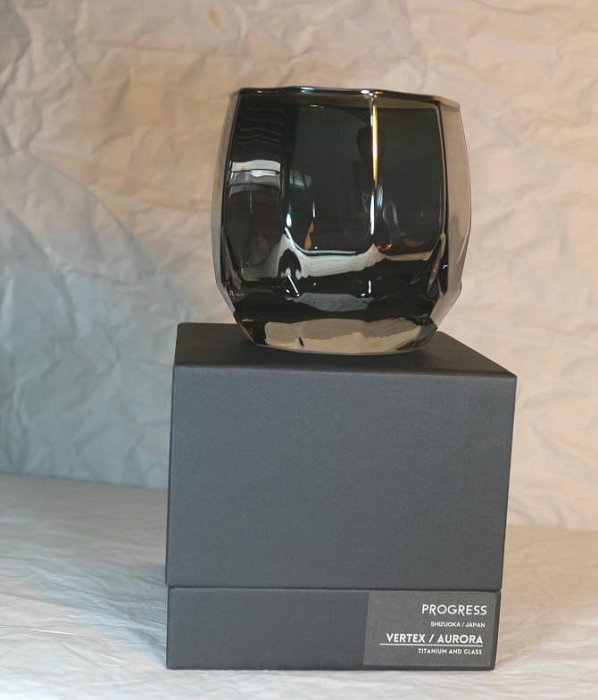 Progress 精進-Vertex Aurora~純鈦與玻璃的完美結合~鍍鈦玻璃杯~水杯~日本製造~超取免運~ | Yahoo拍賣