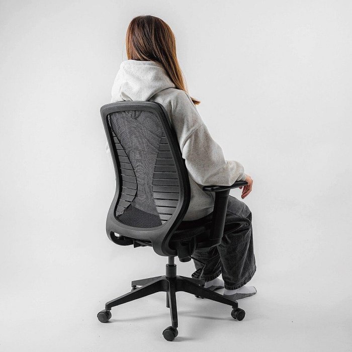 💓好市多代購/免運最便宜💓 Backbone Fox 商用全網人體工學椅 BK-OC-005-1M1 座椅高度約40-49公分 最大承重約 ...