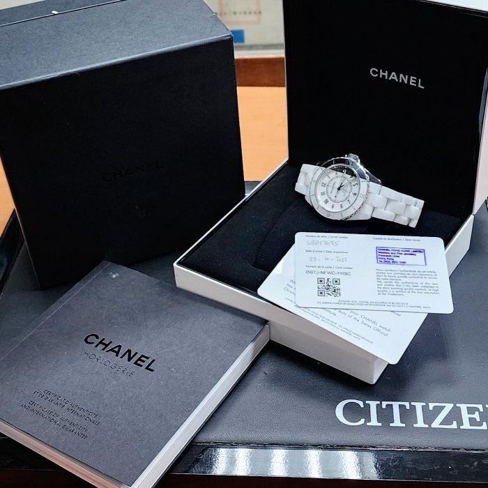 【個人藏錶】CHANEL 香奈兒 J12 H6515 特別版 透背機芯 38mm 2022全套 台南二手錶 | Yahoo拍賣