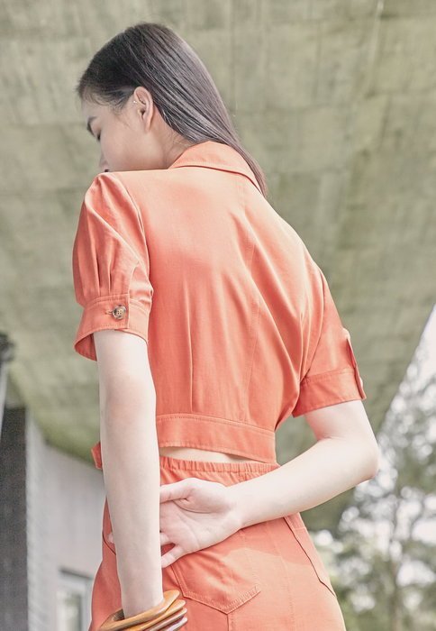 KAO MEIFEN 高美芬 春夏 】ks22 694 🎀 翻領純色洋裝 | Yahoo拍賣