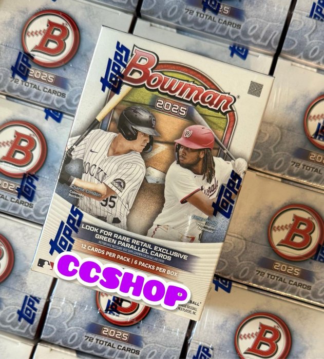 【CCSHOP】現貨2025 Bowman Baseball Blaster Value box 🇹🇼鄭宗哲、林昱珉、潘文輝、林振瑋 🇯🇵佐佐木朗希 | Yahoo拍賣