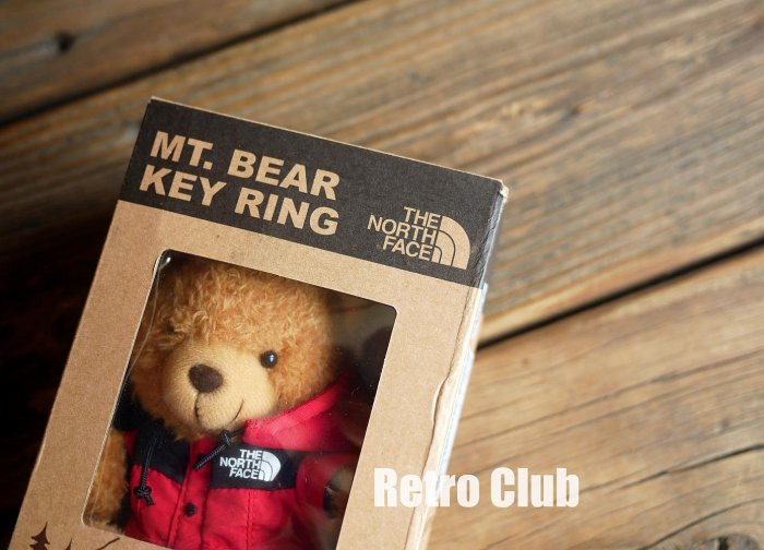 Retro CLUB【一元起標】【全新】美國品牌 The North Face MT BEAR KEYRING 北臉 小熊 鑰匙圈 吊飾 紅色 B25841 | Yahoo拍賣