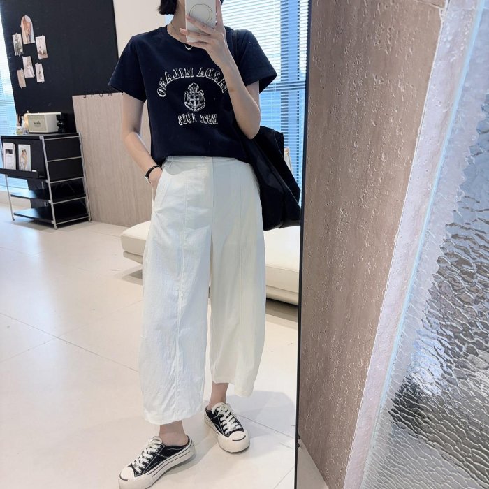 Hello V 復古海軍風格圖騰設計感短T*白深藍*【S0608-133】 | Yahoo拍賣