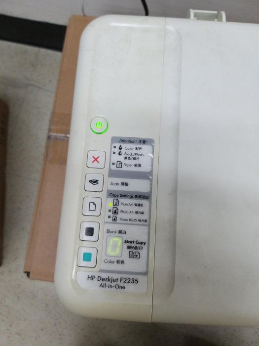 印表機，事務機，HP Deskjet F2235，無墨水 | Yahoo拍賣