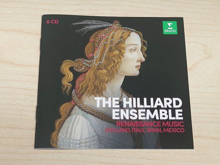 【駱克二手古典CD】RENAISSANCE MUSIC THE HILLIARD ENSEMBLE 6CD 側標黏在紙盒 附解說 CD6小刮傷 ...