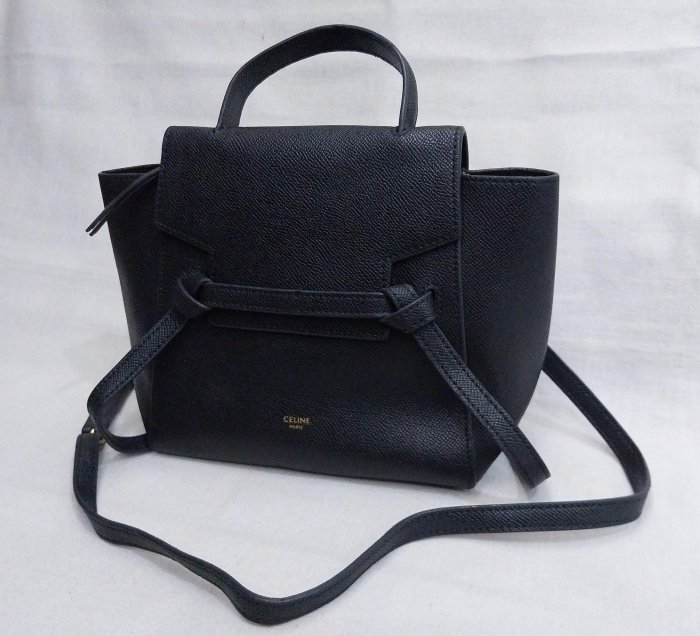 託售品拋出 ! 二手品 CELINE 席林 黑鯰魚包 2WA 手提 肩背包 義大利製 一元起標無底價 | Yahoo拍賣