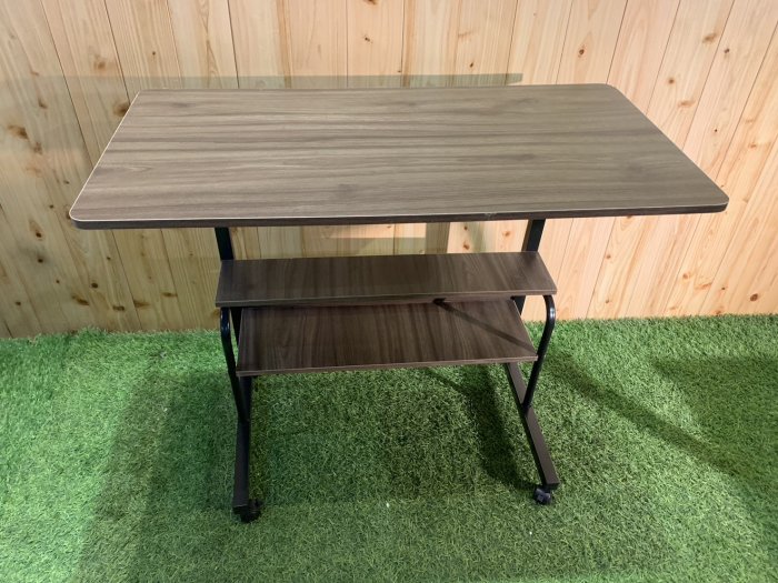 簡易胡桃色活動升降桌 活動床邊桌 沙發桌 學生書桌 電腦桌 寫字桌 工作桌 書桌 輕便桌 成長桌A6077【晶選傢俱】 | Yahoo拍賣