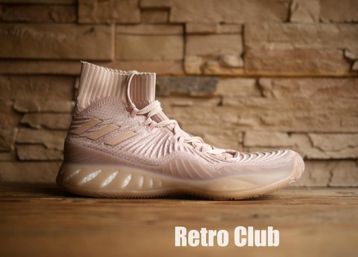 Retro CLUB【一元起標】【全新】Adidas Crazy Explosives 粉色 編織 籃球鞋 L25606 | Yahoo拍賣
