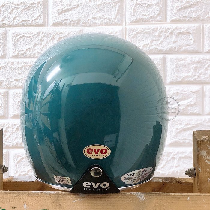 EVO安全帽 復古帽 精裝銀邊騎士帽CA309-CA310 鴨母藍 | Yahoo拍賣