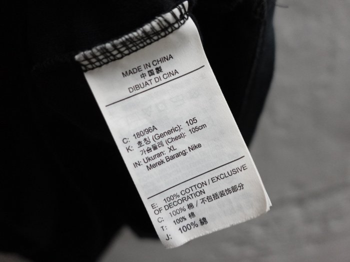 CA 美國運動品牌 NIKE TEE 黑色 純棉 休閒短t XL號 一元起標無底價E370 | Yahoo拍賣