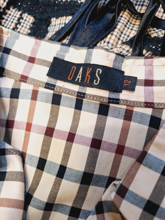 0627 daks 七分袖格紋衫 DG | Yahoo拍賣