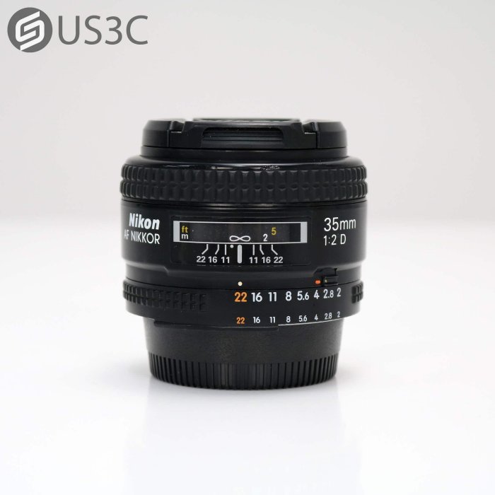 【US3C-小南門店】【一元起標】公司貨 尼康 Nikon AF 35mm F2 D 超廣角及廣角定焦鏡頭 恆定光圈 內對焦 二手鏡頭 單眼 ...