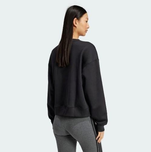 【豬豬老闆】ADIDAS W BLUV Q3 SWT 休閒 運動 寬鬆 大學T 女款 黑IY1458 粉IY1455 | Yahoo拍賣