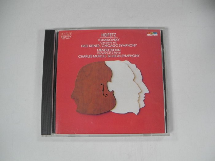 MWM 【二手CD】Mendelssohn / Tchaikovsky: Concertos - Heifetz 日版 讀取面有輕微霉斑及脫銀 讀取正常 | Yahoo拍賣