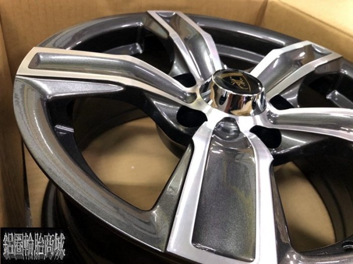 【CS-8141】全新鋁圈 14吋 4孔100 5孔114.3 亮鐵灰車亮面 CK | Yahoo拍賣