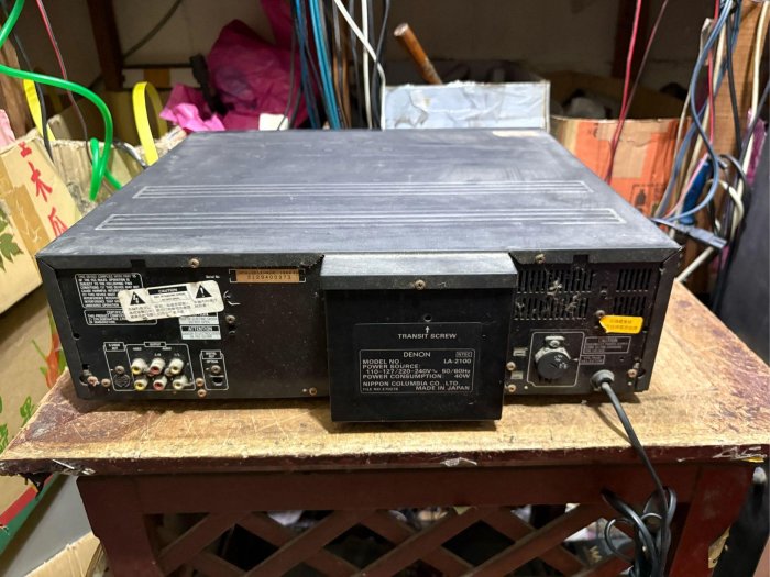 低價起標！零件機...需自取denon la-2100 ld/cd player..248 | Yahoo拍賣