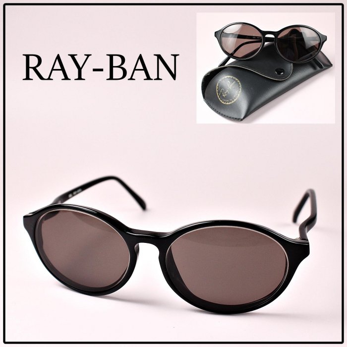 【桑園の】一元起標 RAY-BAN 雷朋 B&L骨董款 小圓框 曲線 太陽眼鏡 墨鏡 二手真品 D 6090 | Yahoo拍賣