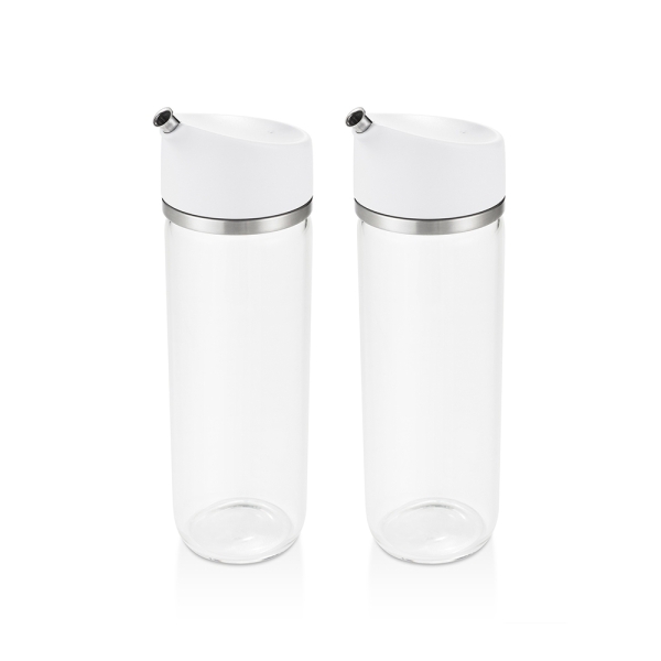 【美國OXO】 不滴漏玻璃油醋瓶 2件組-355ml | 調味罐/油壺 | Yahoo購物中心
