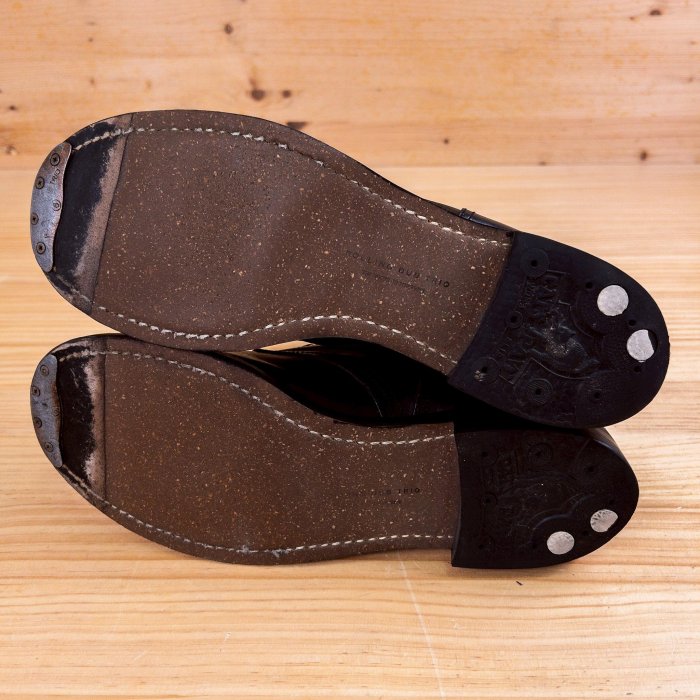 5/26(一)結標【Rolling Dub Trio / RDT】二手良品《US9.5》黑色 COUPEN 低筒茶芯牛皮皮鞋 一元起標 | Yahoo拍賣