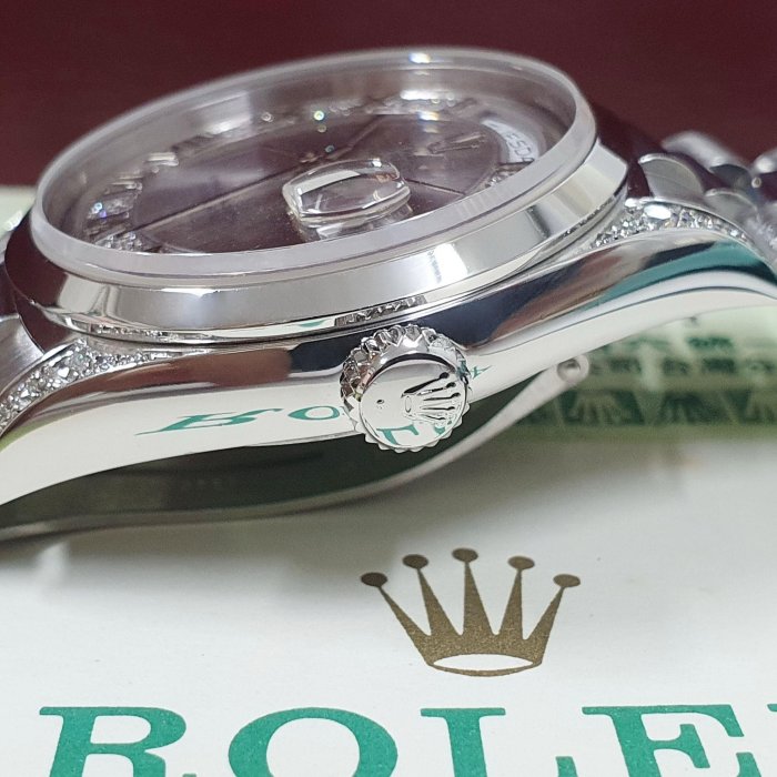 【大眾名錶】ROLEX 勞力士 18296 Day-Date 原廠大全套 原況未整理 市場極其罕見 原廠鑽腳 大眾當舖B439 | Yahoo拍賣