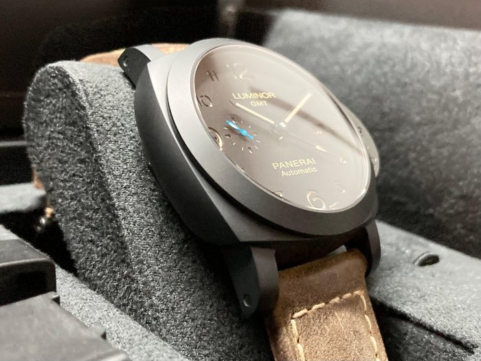 【玩錶交流】已使用品現貨 沛納海 PANERAI PAM1441 PAM01441 Luminor GMT 44mm 黑陶瓷 2021/4月保 ...