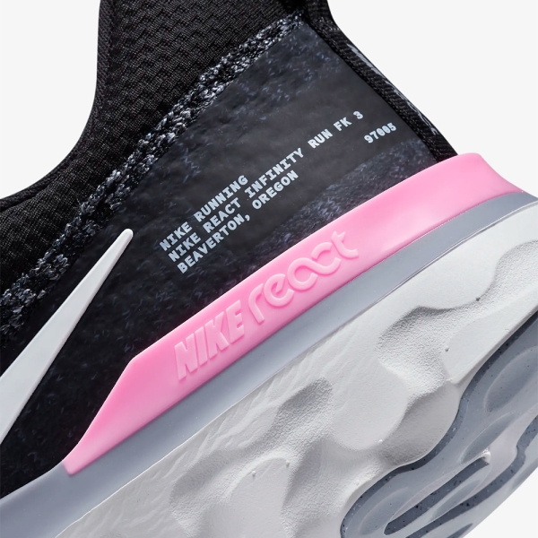 Nike Infinity React 3 男鞋 慢跑鞋 柔軟 支撐 緩震 黑灰【運動世界】DZ3014-001 | 休閒鞋 | Yahoo購物中心