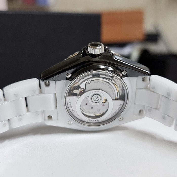 【個人藏錶】 CHANEL 香奈兒 H6515 中型 J12系列 白黑雙色特別版 日期窗 自動上鍊機械錶 38mm | Yahoo拍賣