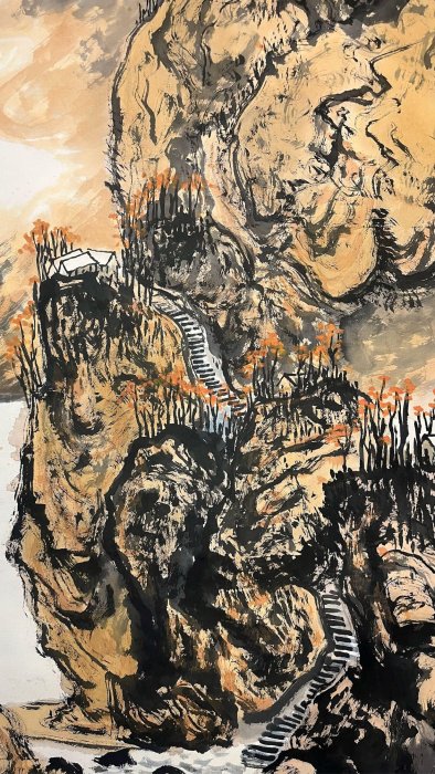 得寶齋-孫其峰-秋江泊舟-136/69-立軸 | Yahoo拍賣