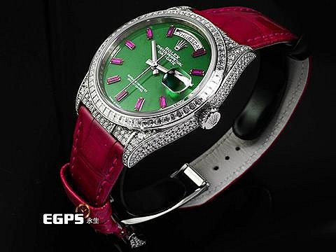 2023年 ROLEX 勞力士 Oyster Perpetual Day-Date 36 DD36 128459TBR 隱藏目錄款 ...