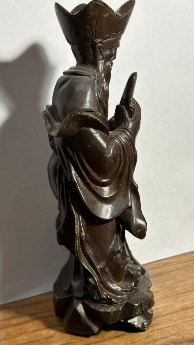 【黑狗兄】早期孔子木雕～Q05 | Yahoo拍賣