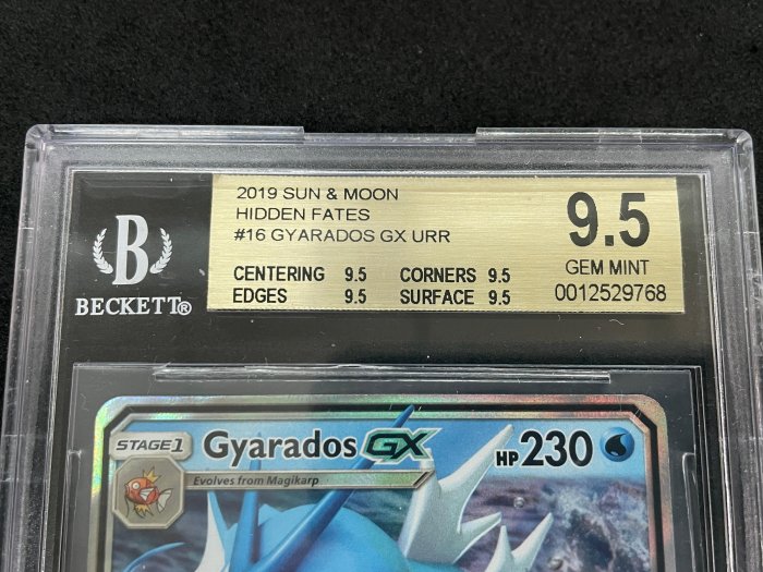 2019 Pokemon 神奇寶貝 Gyarados 暴鯉龍 鑑定卡 BGS 9.5 | Yahoo拍賣