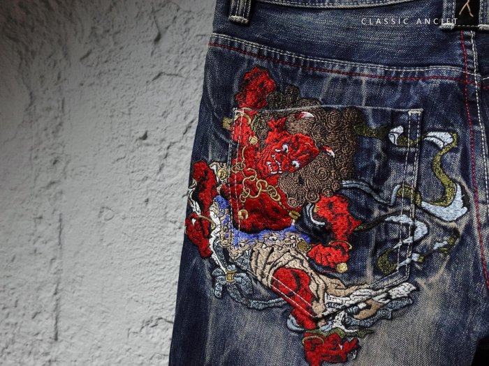 CA 墨達人 BIG TRAIN 藍系仿舊刷紋 牛仔短褲 M號 一元起標無底價E16 | Yahoo拍賣