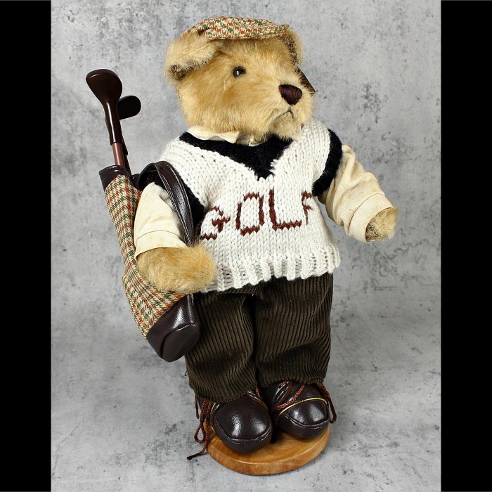 【桑園の】高爾夫 帥氣 泰迪熊 休閒健身風 毛絨娃娃 (委託品) D 7370 B26 | Yahoo拍賣