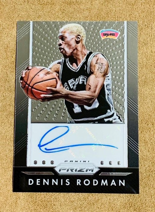 「小蟲」D.Rodman Panini Prizm 少見馬刺時期 親筆簽名 金屬特卡 | Yahoo拍賣