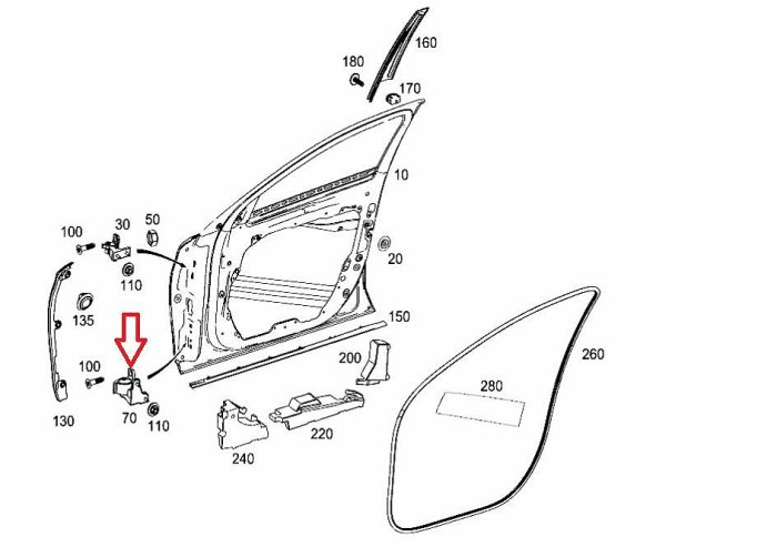 W213 S213 W257 C290 X290 分段開關 門擋器 智慧桿 限位器 鉸鏈 車門後鈕 開門異音 (左前門下)(有換過9成新) 2137201110 | Yahoo拍賣