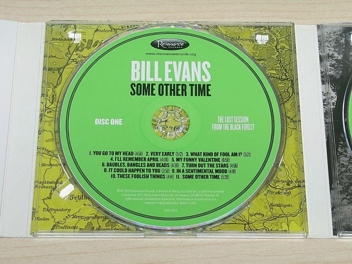 【駱克二手爵士CD】BILL EVANS SOME OTHER TIME 2CD 美國版 側標摺痕 附英日解說 日文解說壓痕 封底小污漬 側邊 ...