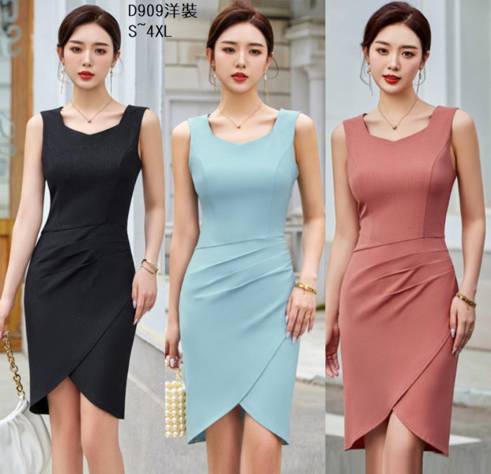 5XL加大碼【預購】免燙短袖套裝【6017s外套/D909洋裝】 | Yahoo拍賣