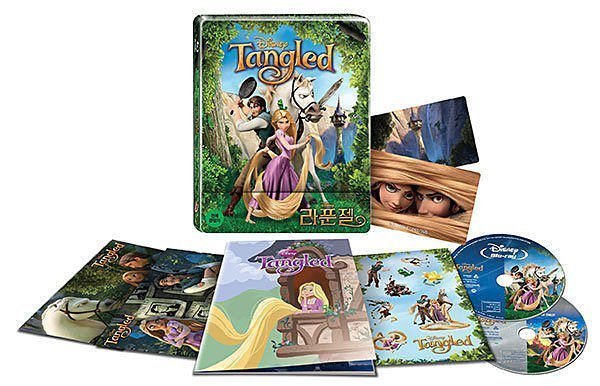 【BD藍光3D】魔髮奇緣3D+2D雙碟版：獨家限定鐵盒版Tangled(台灣繁中字幕) 有國語發音 | Yahoo拍賣