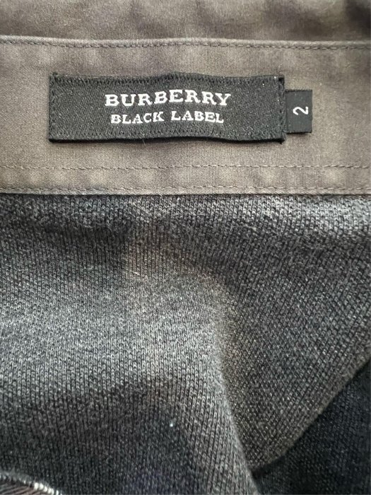 BURBERRY BLACK LABEL 日本製經典深灰刺繡戰馬英倫質感POLO衫 BM35 | Yahoo拍賣