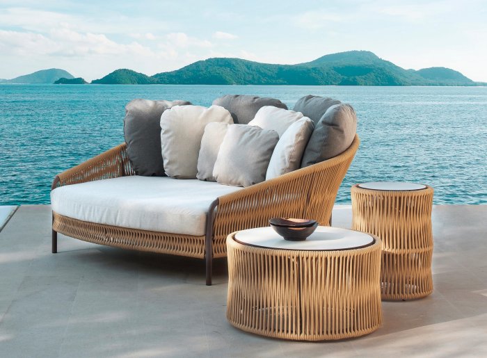 藍海戶外藤傢俱 工廠直營*織帶家具 戶外沙發 庭院沙發 防水家具 戶外躺椅 泳池躺床 戶外躺床 免運費 43H | Yahoo拍賣